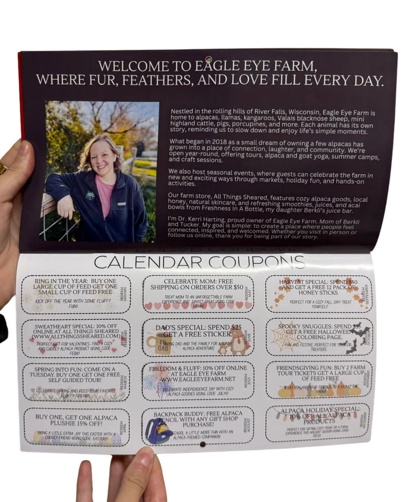 2026 Eagle Eye Farm Calendar