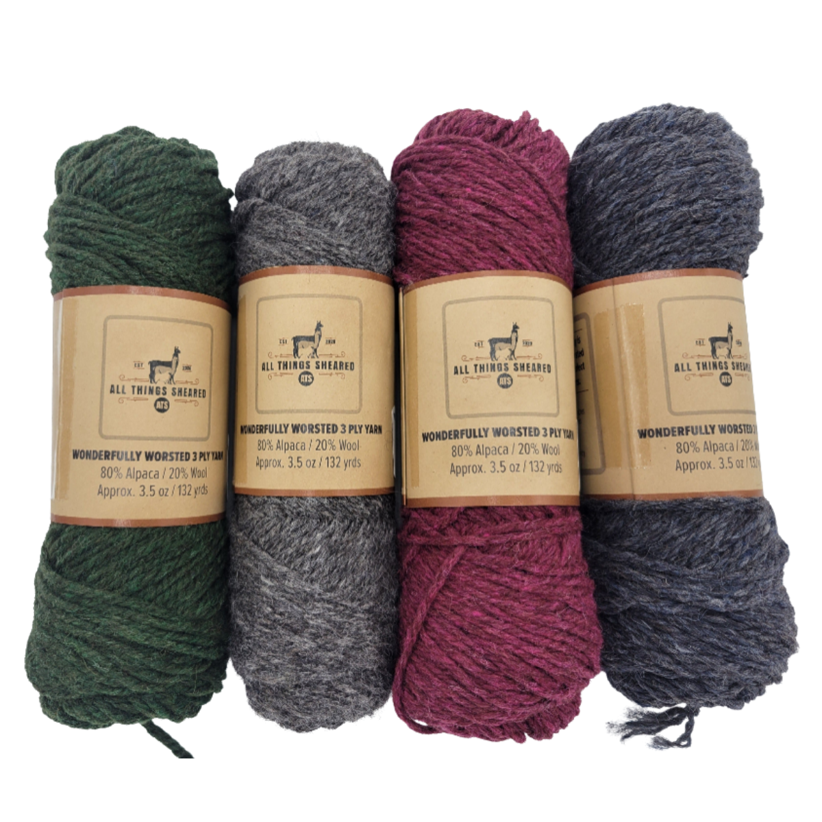Wonderfully Worsted 3 Ply Yarn